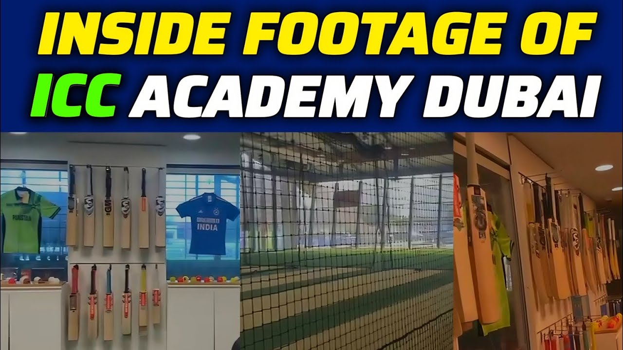 Complete inside visit of ICC academy Dubai | Unseen video of ICC ...