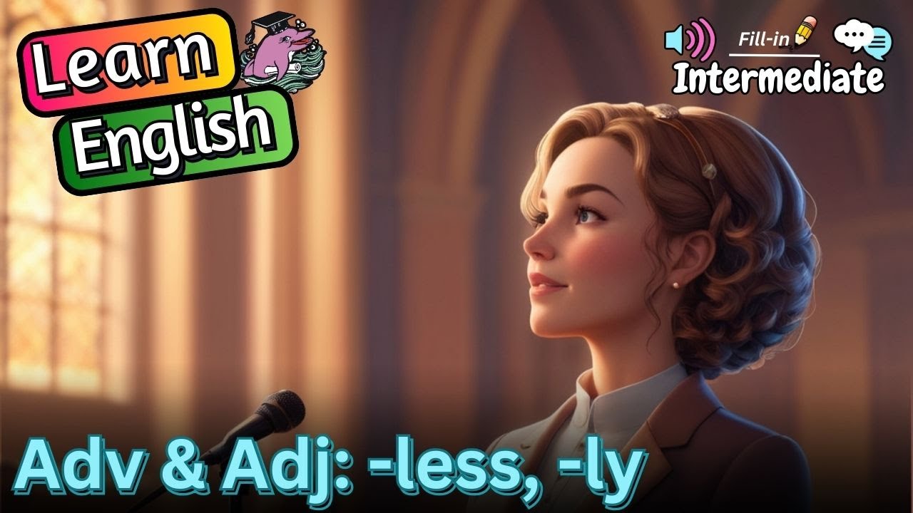 Learn English with Stories: Adv.& Adj. (-less, -ly) | Intermediate ...