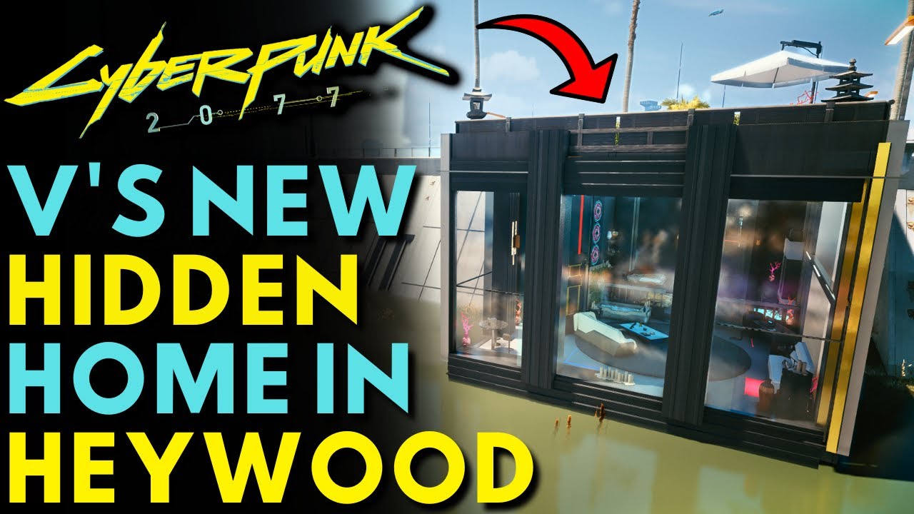 V'S NEW HIDEOUT IN HEYWOOD - Cyberpunk 2077 MODS - YouTube