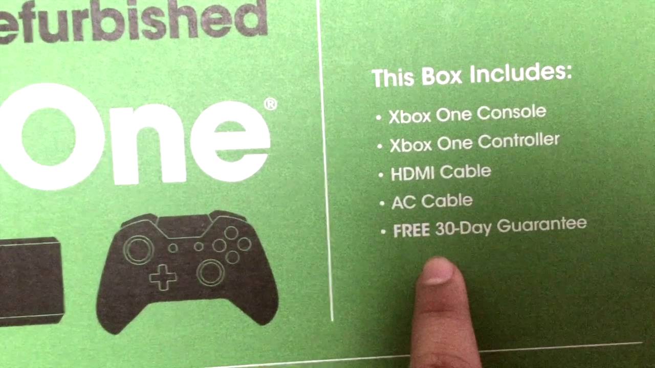 Unboxing A Refurbished Xbox One Does It Really Work YouTube