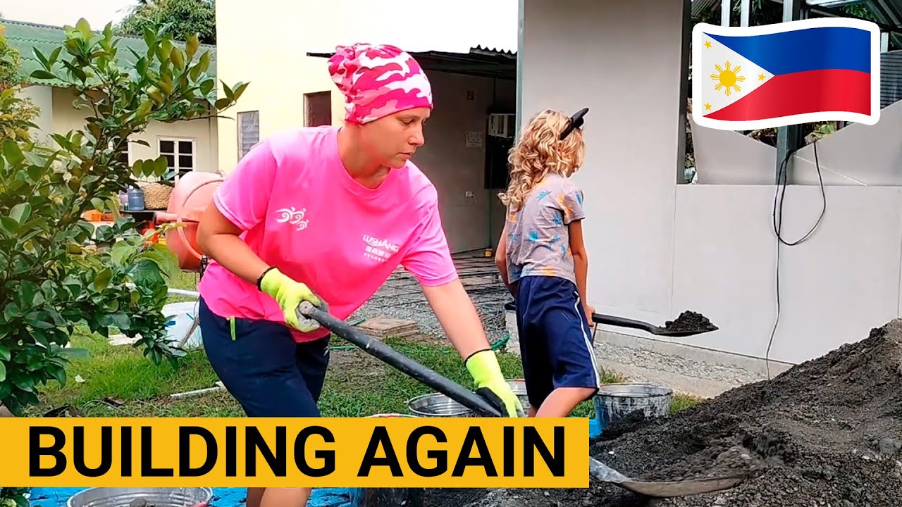 Foundation for Our Home in the Philippines 🇵🇭 Family Work Day - YouTube