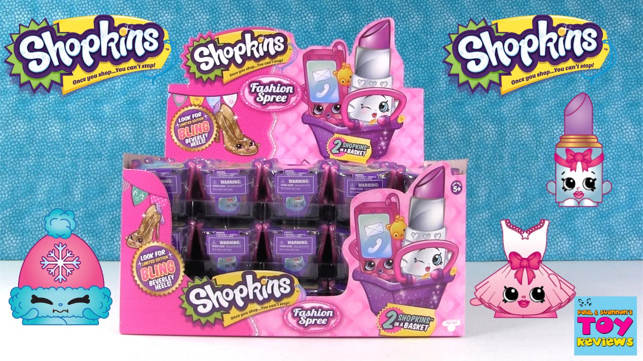 Shopkins Fashion Spree Full Case Box Opening | Ultra Rare Toy Review ...
