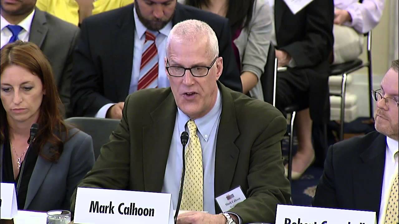 Mark Calhoon of Washington State Dept. of Commerce Testified Before ...