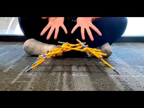 How to build da Vinci's self-supporting bridge using only pencils and ...