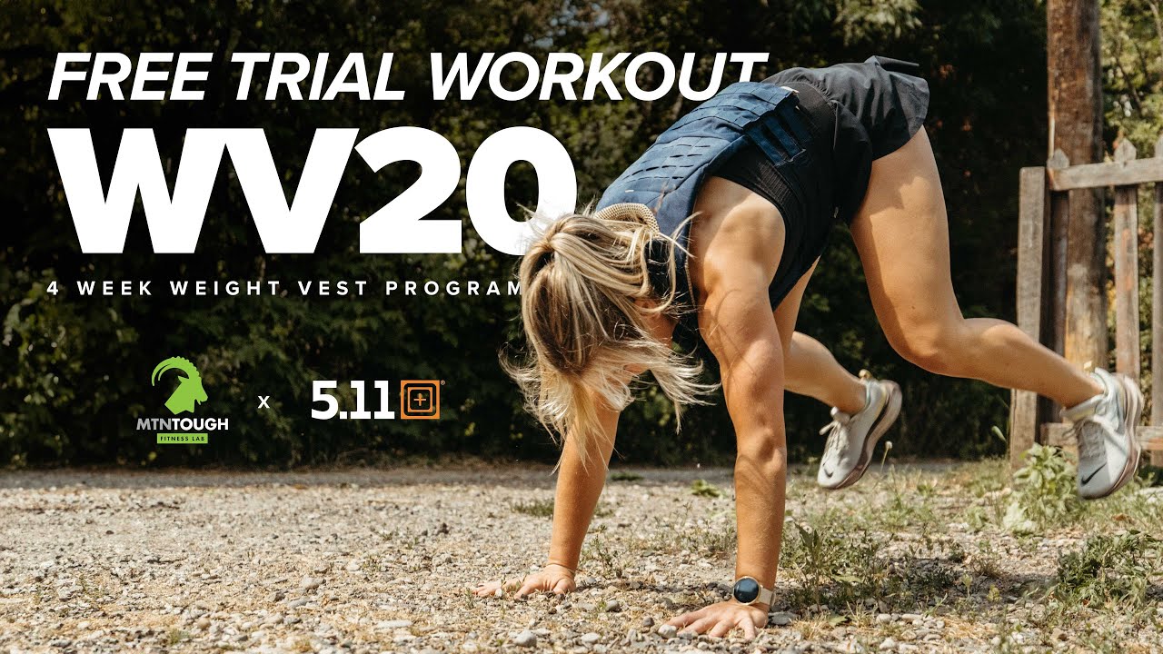 FREE TRIAL WORKOUT: Week 1 Day 1 of Weight Vest 20 - YouTube