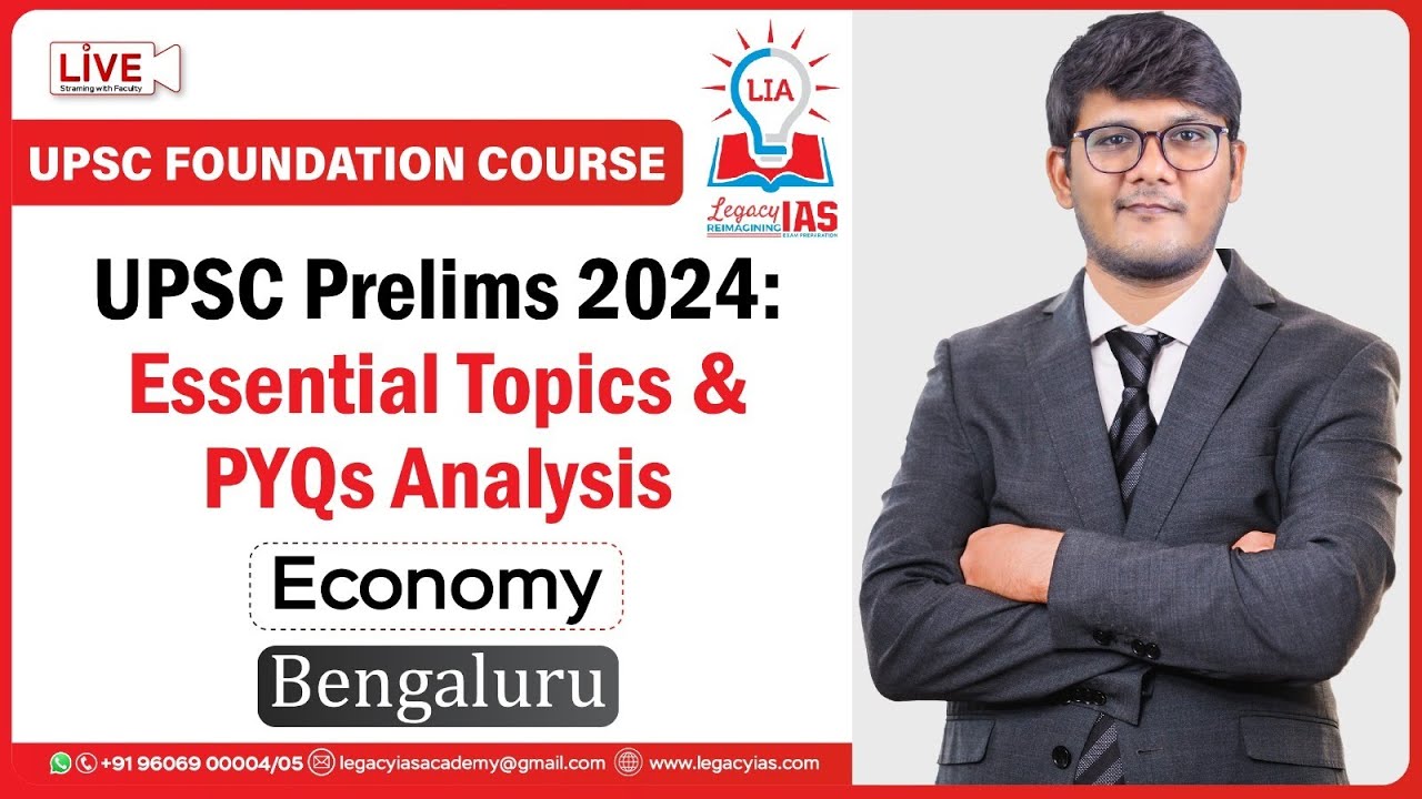 Target UPSC Prelims 2024: Indian Economy Essential Topics & PYQ's ...