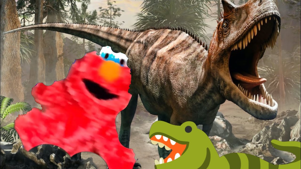 Elmo down dinosaurs e14 - YouTube