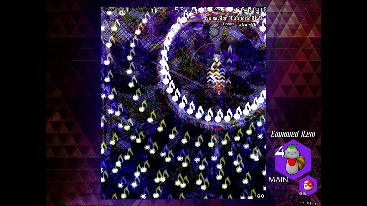 Touhou 14.3 - Impossible Spell Card - Day 5-3 No Items Clear - YouTube