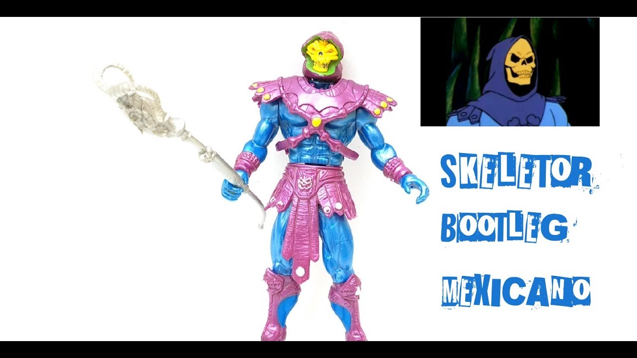 Figura Skeletor He Man Bootleg Mexicano - YouTube