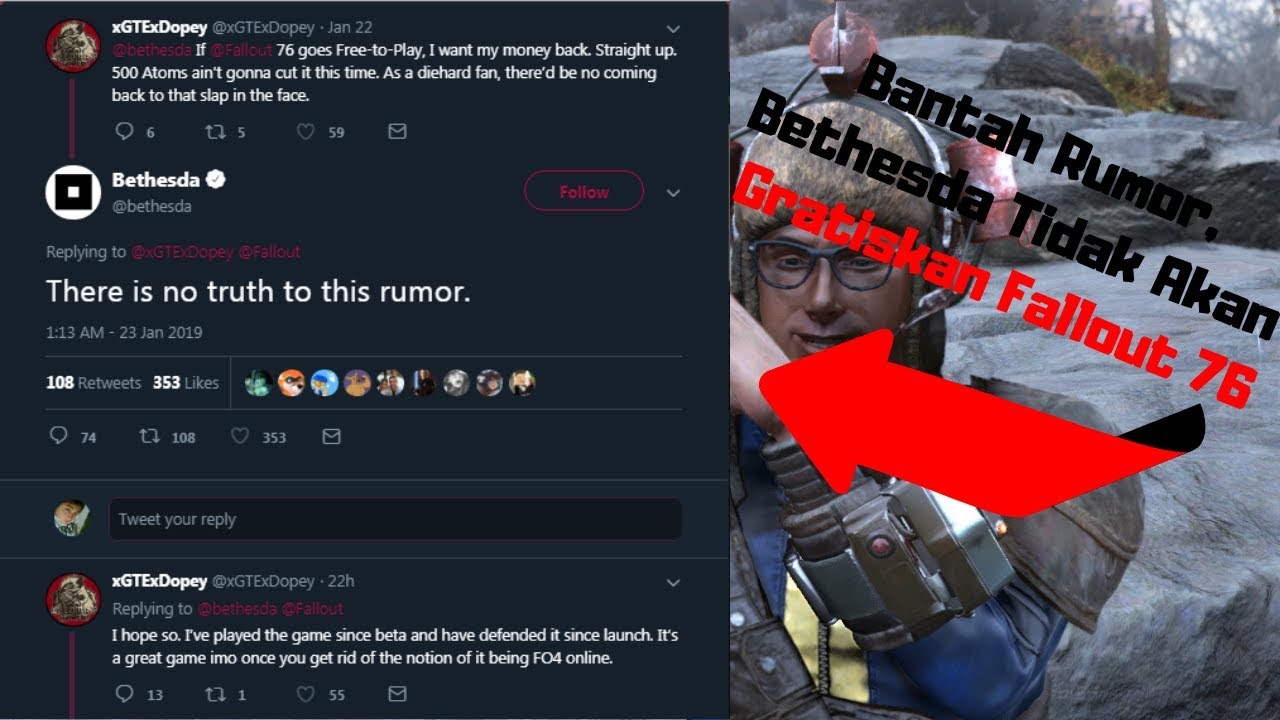Bantah Rumor, Bethesda Tidak Akan Gratiskan Fallout 76 I Gamez ...