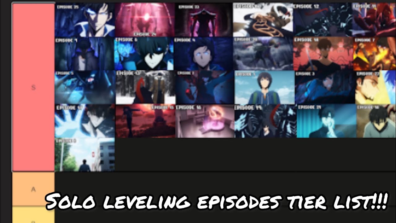 ALL PEAK! | SOLO LEVELING ALL EPISODES TIER LIST!!! - YouTube