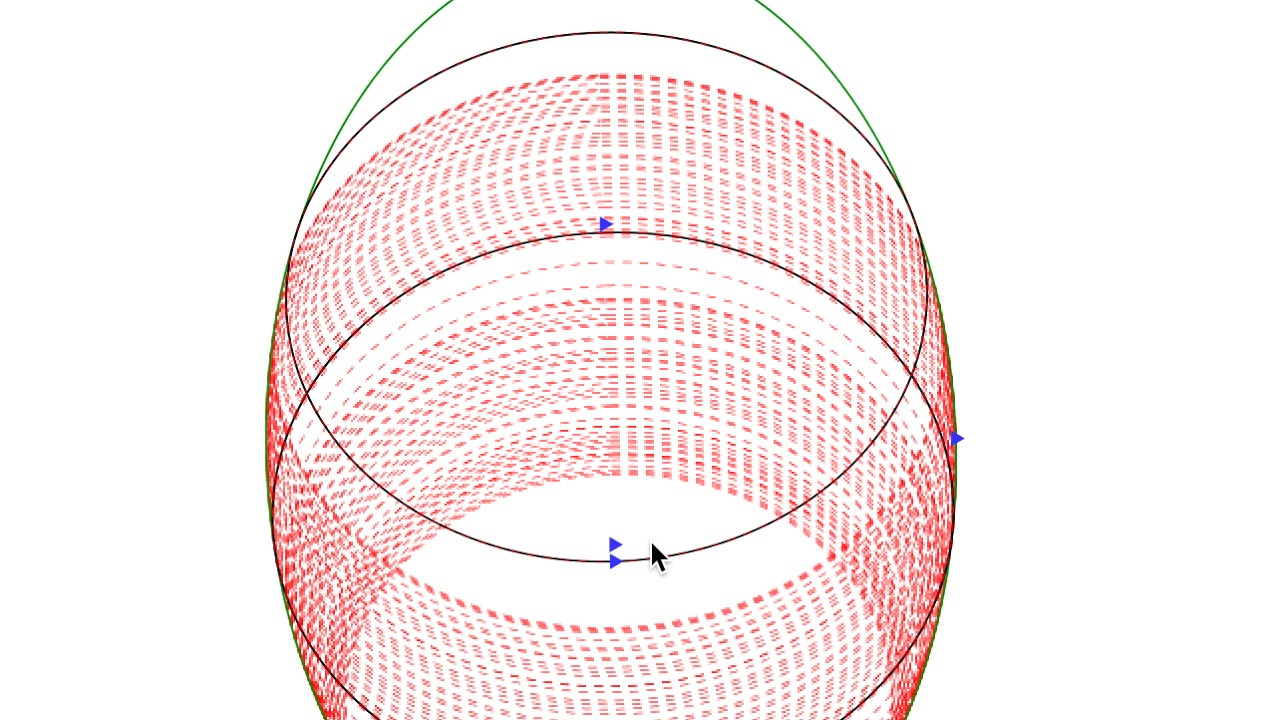 Le sezioni ellittiche di un ellissoide ottenute con GeoGebra - YouTube