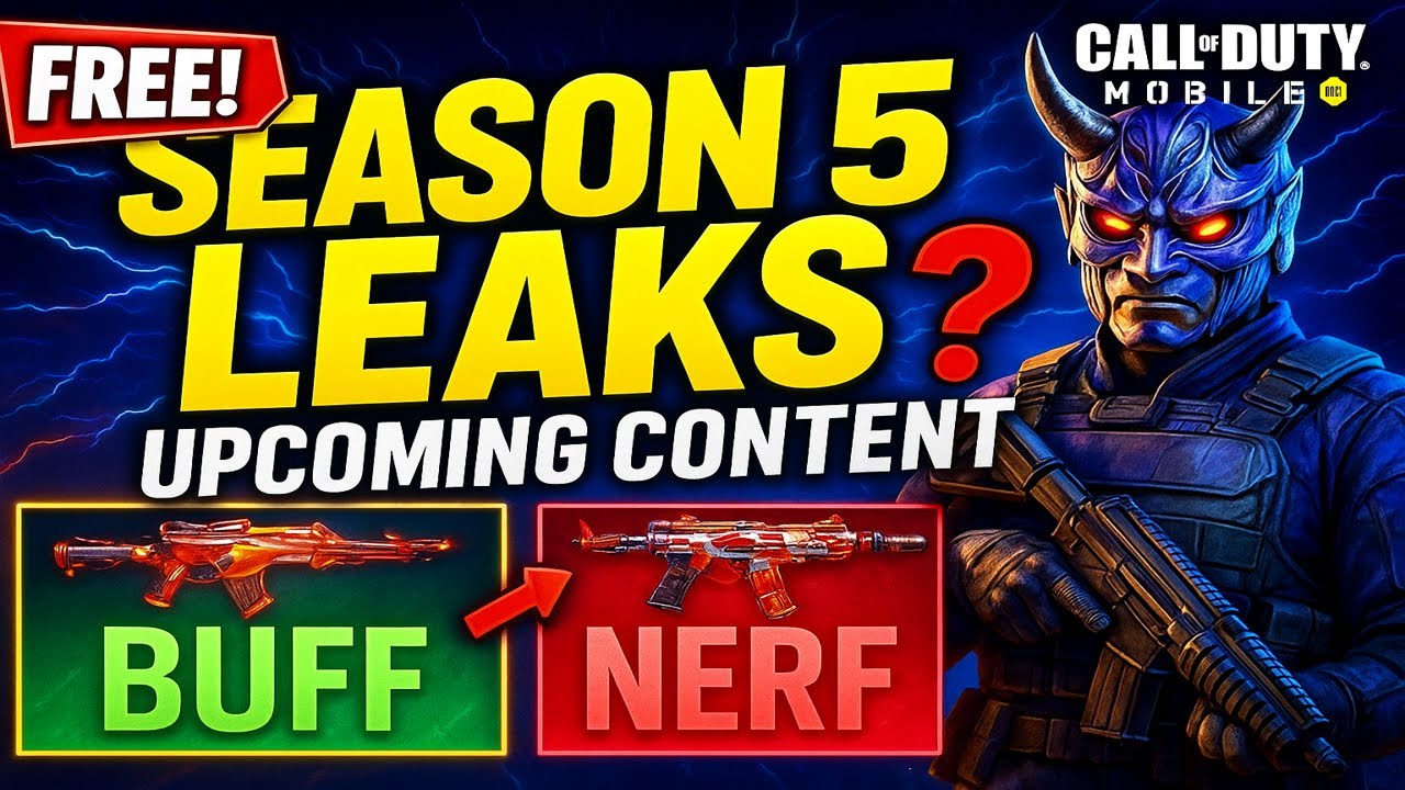 🚨 COD Mobile Season 5: Free Redeem Code + MAJOR Changes & New BR ...
