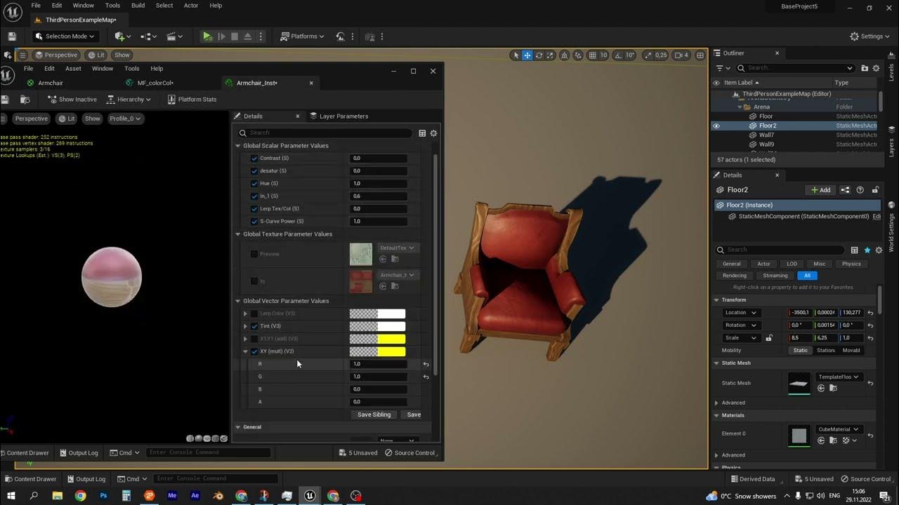UE5 Short tutorial: Функция цветокоррекции для материалов. +ссылка на скачку - YouTube