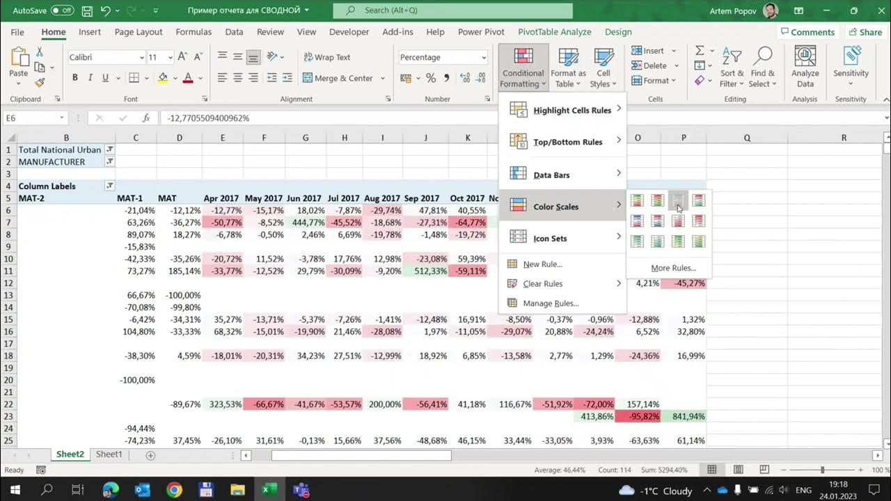 Pivot Table Training (Part 3) - YouTube