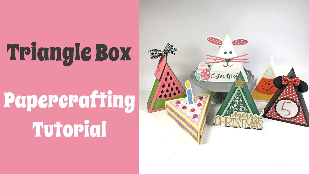 Triangle Box | Papercrafting Tutorial | The Stamps of Life - YouTube