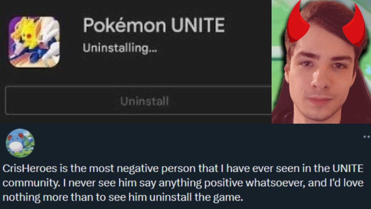 I SHOULD UNINSTALL because im too NEGATIVE?! | Pokemon Unite - YouTube