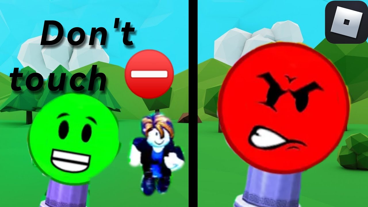 DON'T Make The Button Angry. Roblox gameplay - YouTube