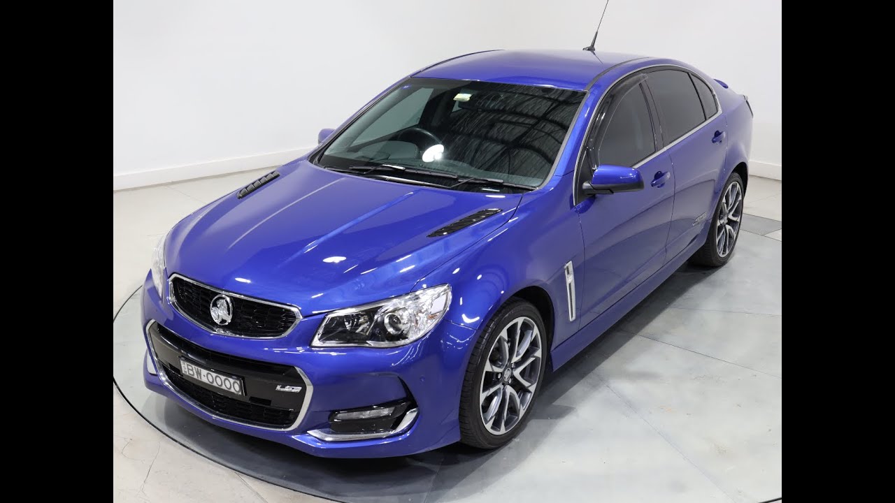 For Sale - 2016 Holden VF Series II SSV Redline - Slipstream Blue - YouTube