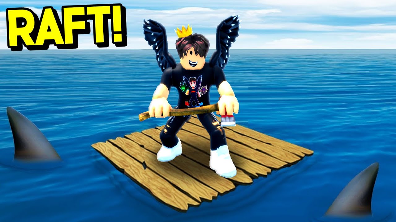 Jeg Er Strandet På En RAFT I Roblox! - YouTube