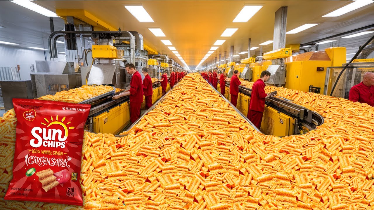 How Sun Chips are Made in a Factory | Made of What? - YouTube
