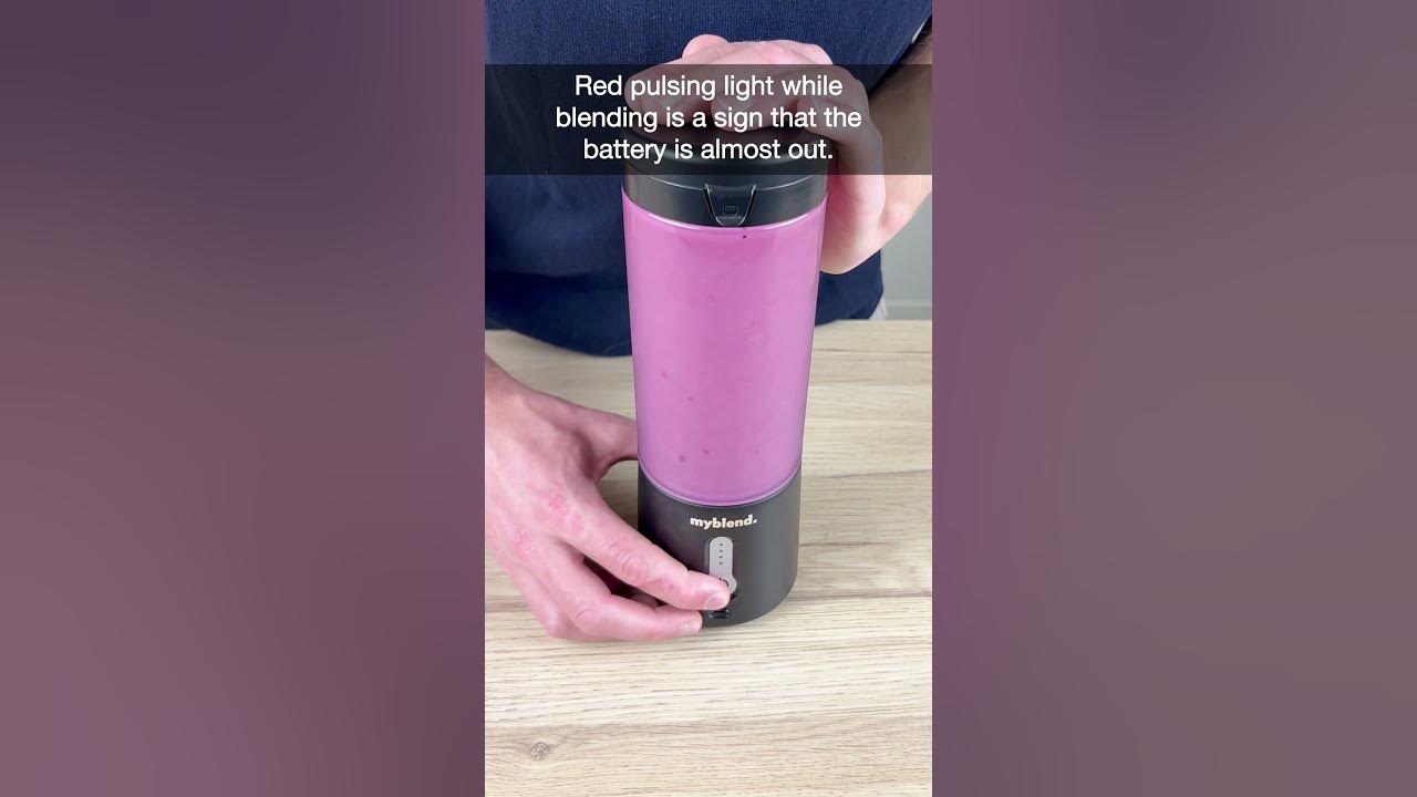 MyBlend 3 Troubleshooting - Red Pulsing Lights - YouTube