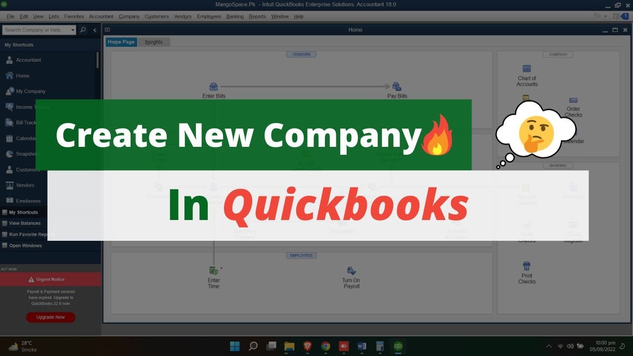 5. Quick and Easy: Creating a New Company in QuickBooks Step-by-Step ...