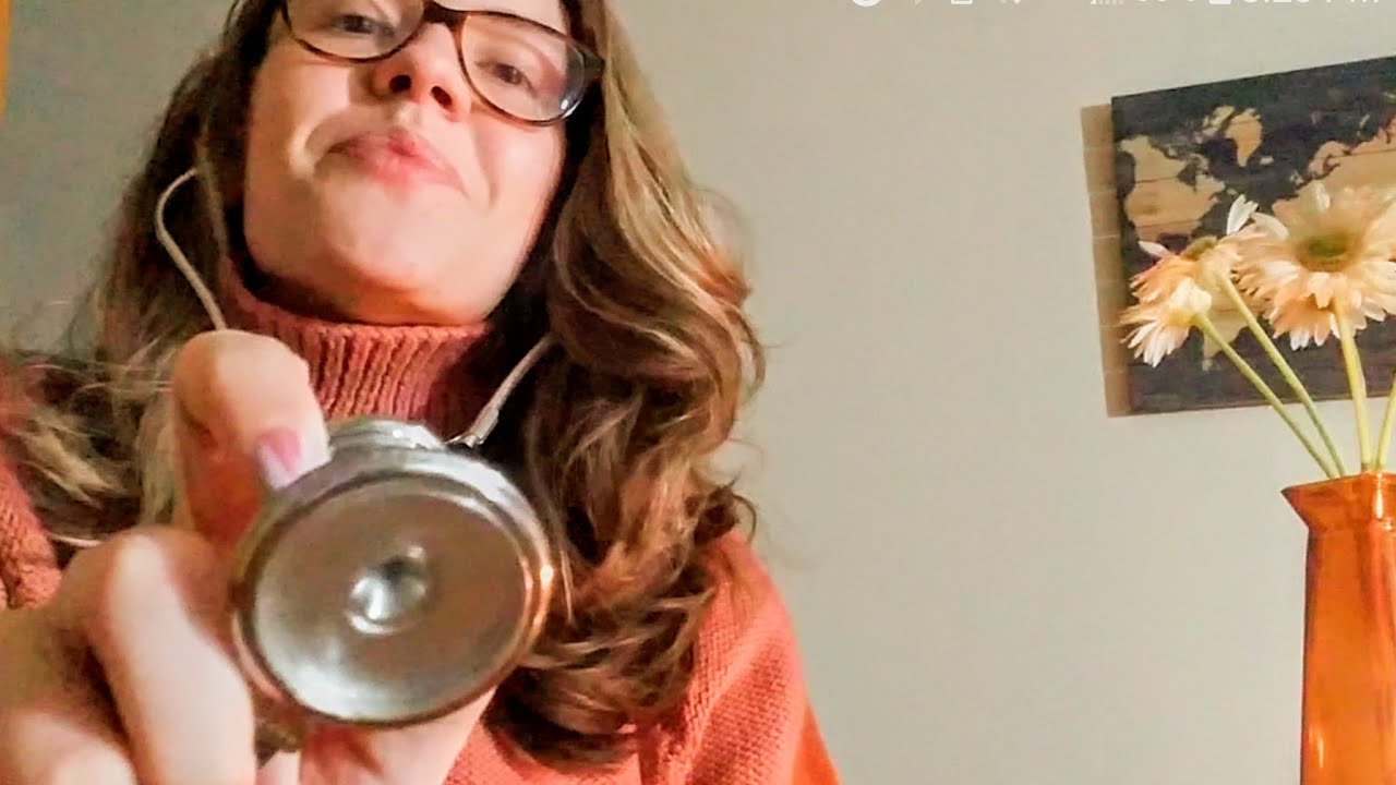 ASMR Sleep Clinic Exam and Tingle Test - YouTube