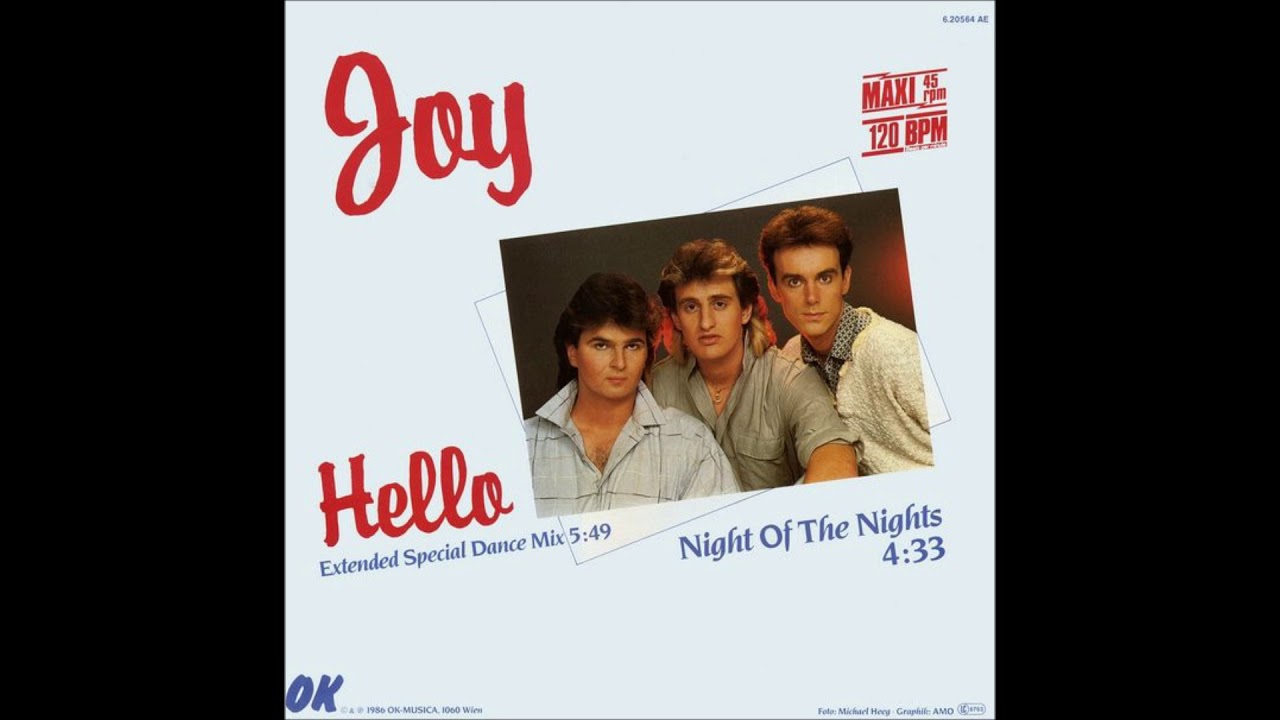 Joy – Night Of The Nights (12" Version) 1986 - YouTube