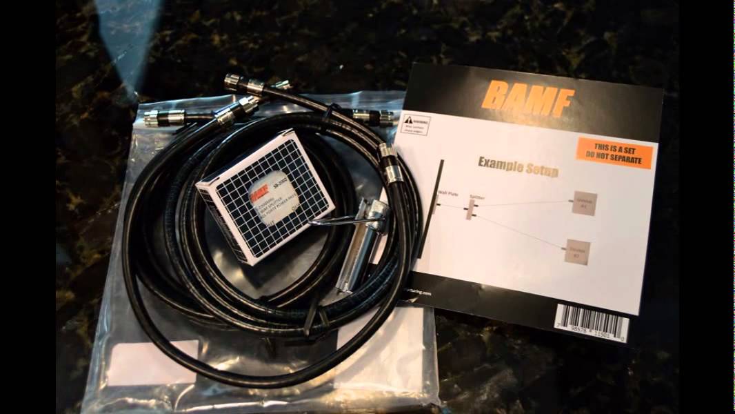 BAMF Manufacturing RG6 Cable Splitter Kit - YouTube