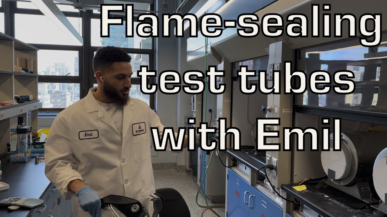 Flame-sealing test tubes (Emil Jaffal) - YouTube