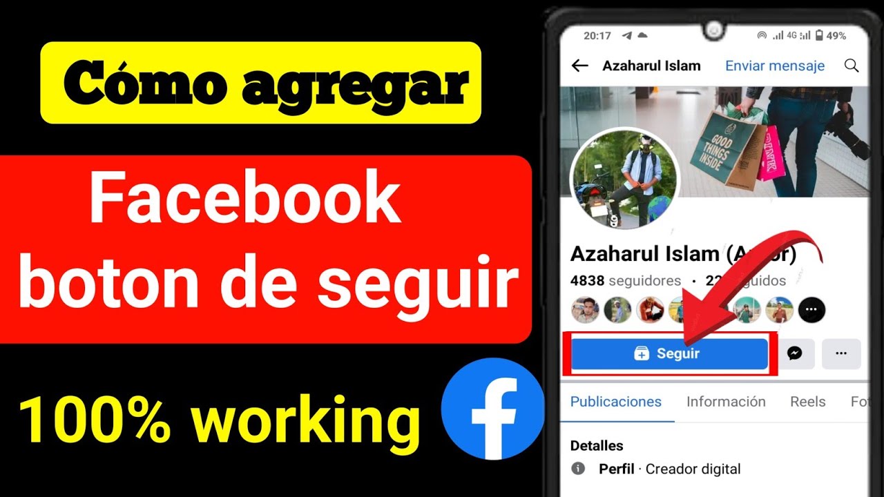 como ACTIVAR el BOTON de SEGUIR en mi PERFIL de FACEBOOK (2023 ...