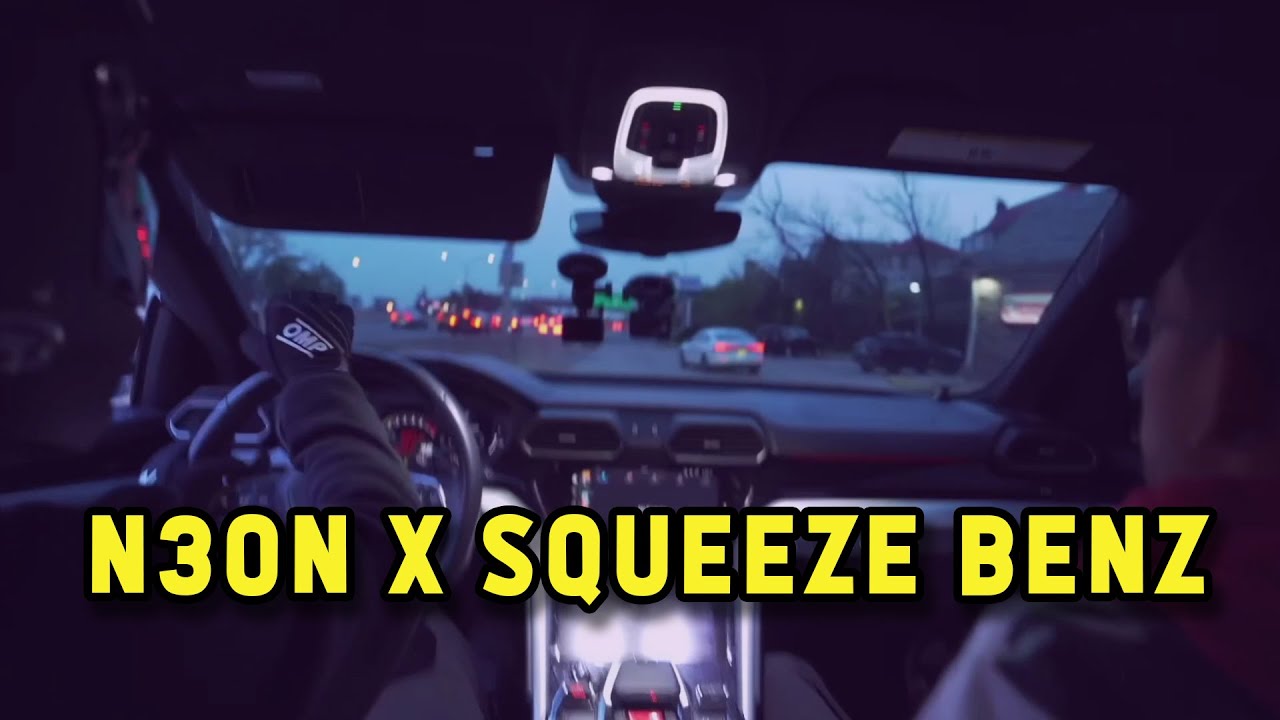 Squeeze Benz gets rear ended on N3on's stream! The stream that got N3on BANNED on Kick! - YouTube