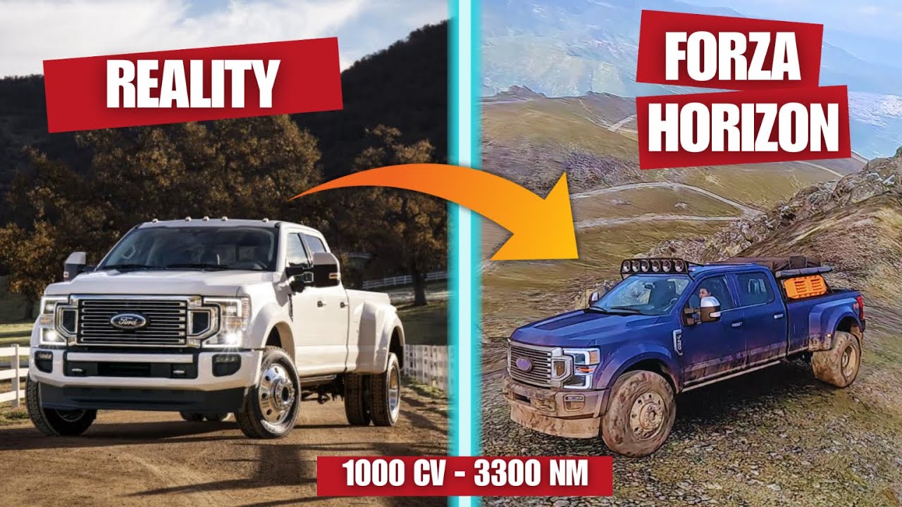 Ford F450 : 1000 Cv et 3300 Nm - un MONSTRE (Forza Horizon 5) - YouTube