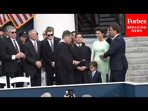 Florida Gov. Ron DeSantis sworn in, gives fiery second inaugural speech ...