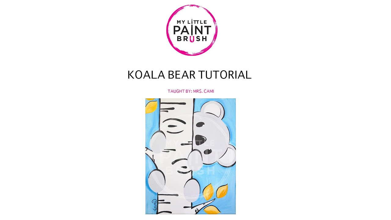 How to paint aspen trees! Learn to paint Koalas. Acrylic paint tutorial for beginners! - YouTube