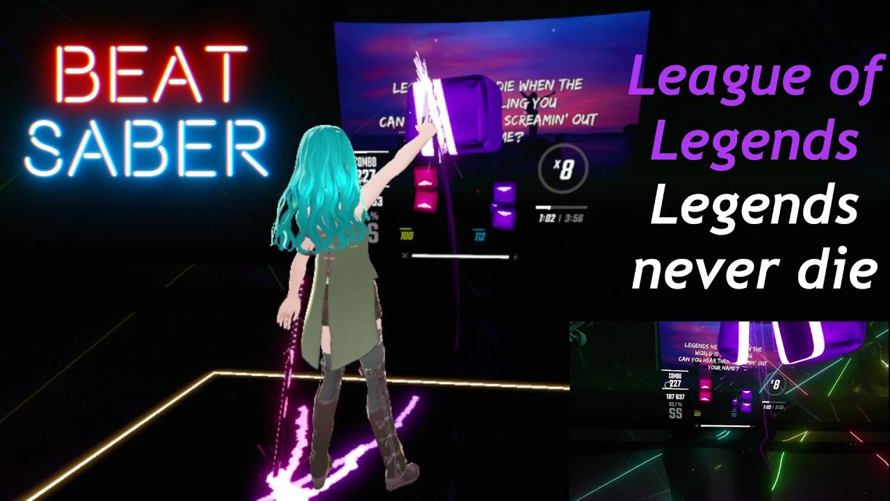 Beat Saber || League of Legends-Legends never die - YouTube