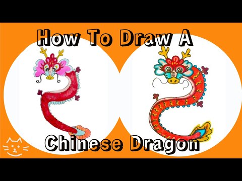 How To Draw A Chinese Dragon Step By Step With Chinese Folk Tale Story ...