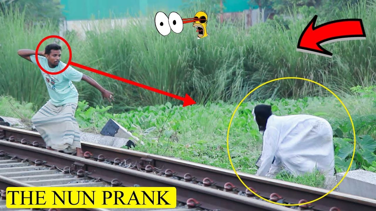 ☠️THE NUN PRANK☠️Watch Now Scary Nun Prank Real Ghost Prank In Public ...