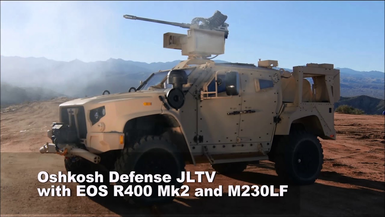 EOS R-400S Mk 2-HD 30mm Remote Weapon Station - YouTube