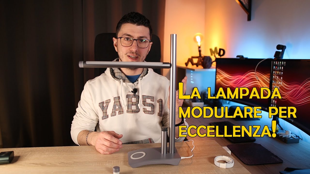 The boring lamp - Lampada da scrivania modulare - YouTube