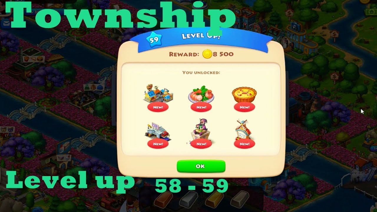Township Level up 58 - 59 Walkthrough | new goods buildings | gameplay ...