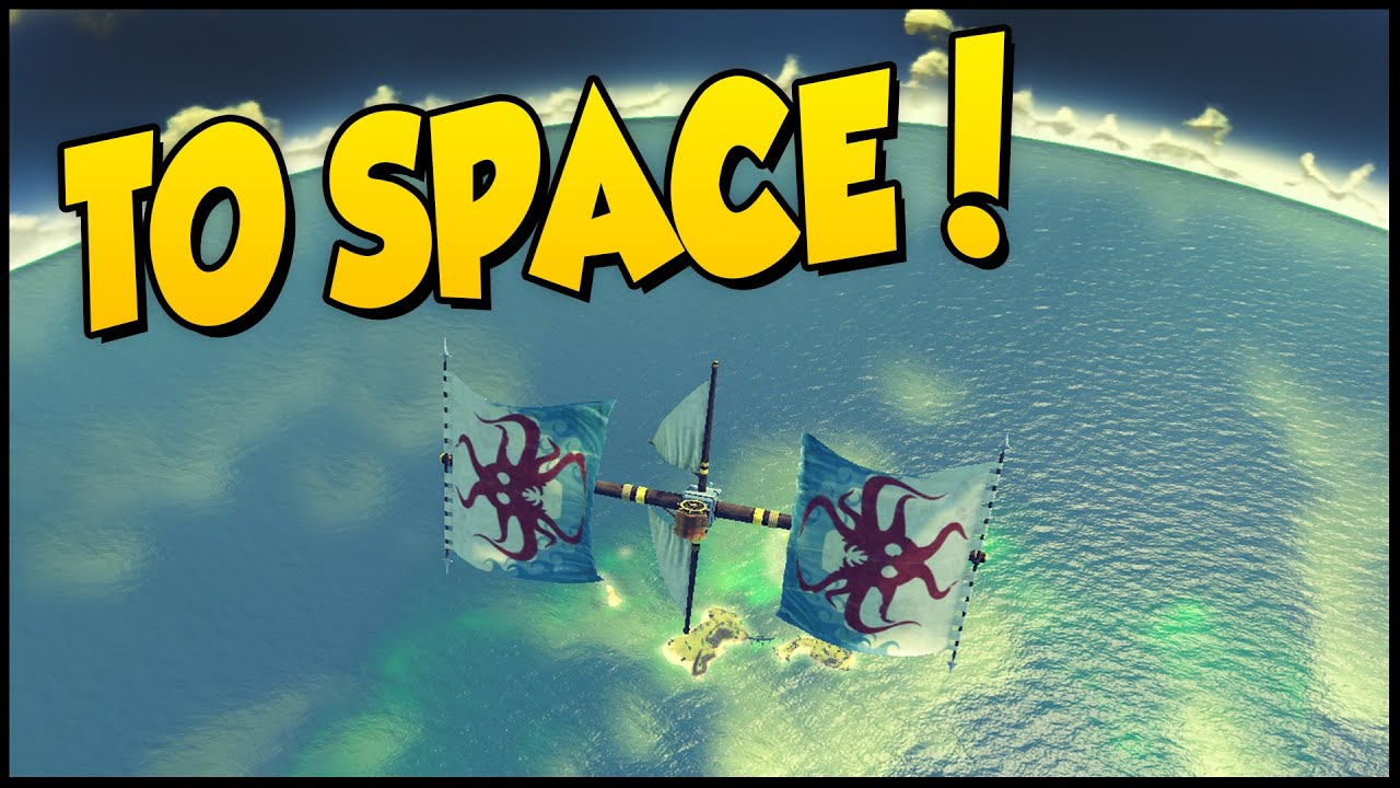 The Last Leviathan SPACESHIP! We Fly To Space! Real Flying Ship [The ...