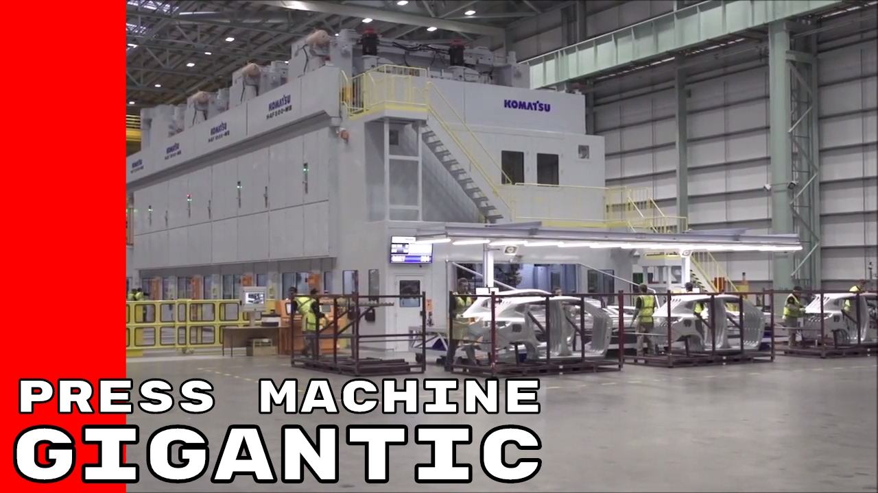 Nissan Extra Large Gigantic Press Machine - YouTube