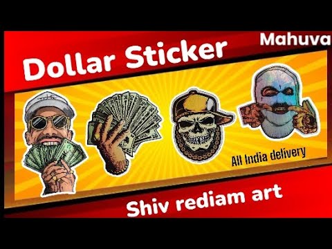 💰🪙Dollar sticker🪙💰for all bikes//@shiv_rediam_art#dollar #money # ...
