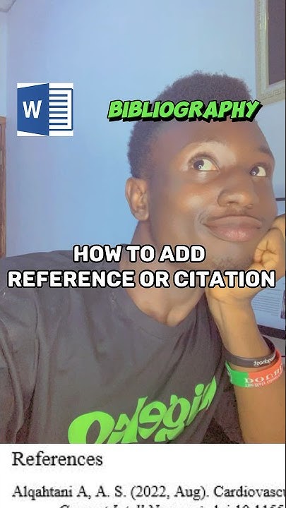 A Step-by-Step Guide to Adding References in Your Project #msword #citation #shorts #academics # ...