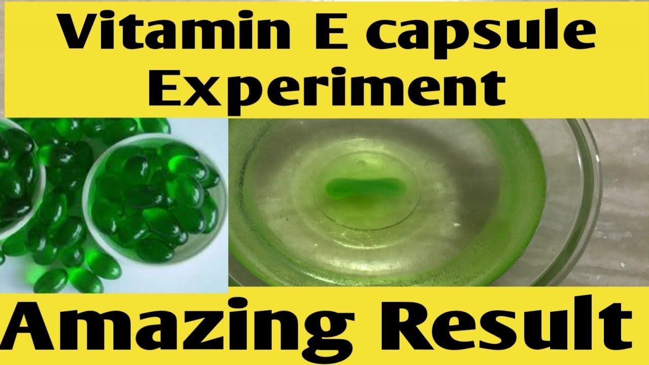Experiment with Vitamin E capsule | Amazing Results | By GoViral - YouTube
