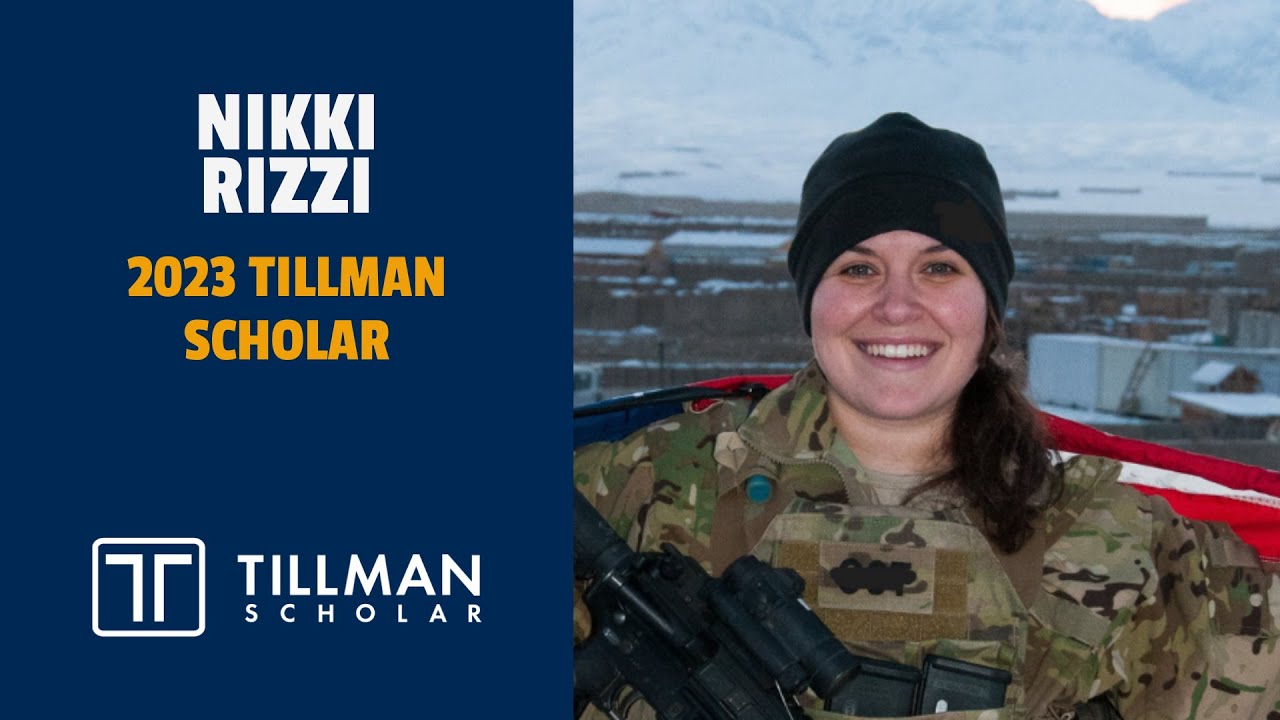 Nikki Rizzi | 2023 Tillman Scholar - YouTube