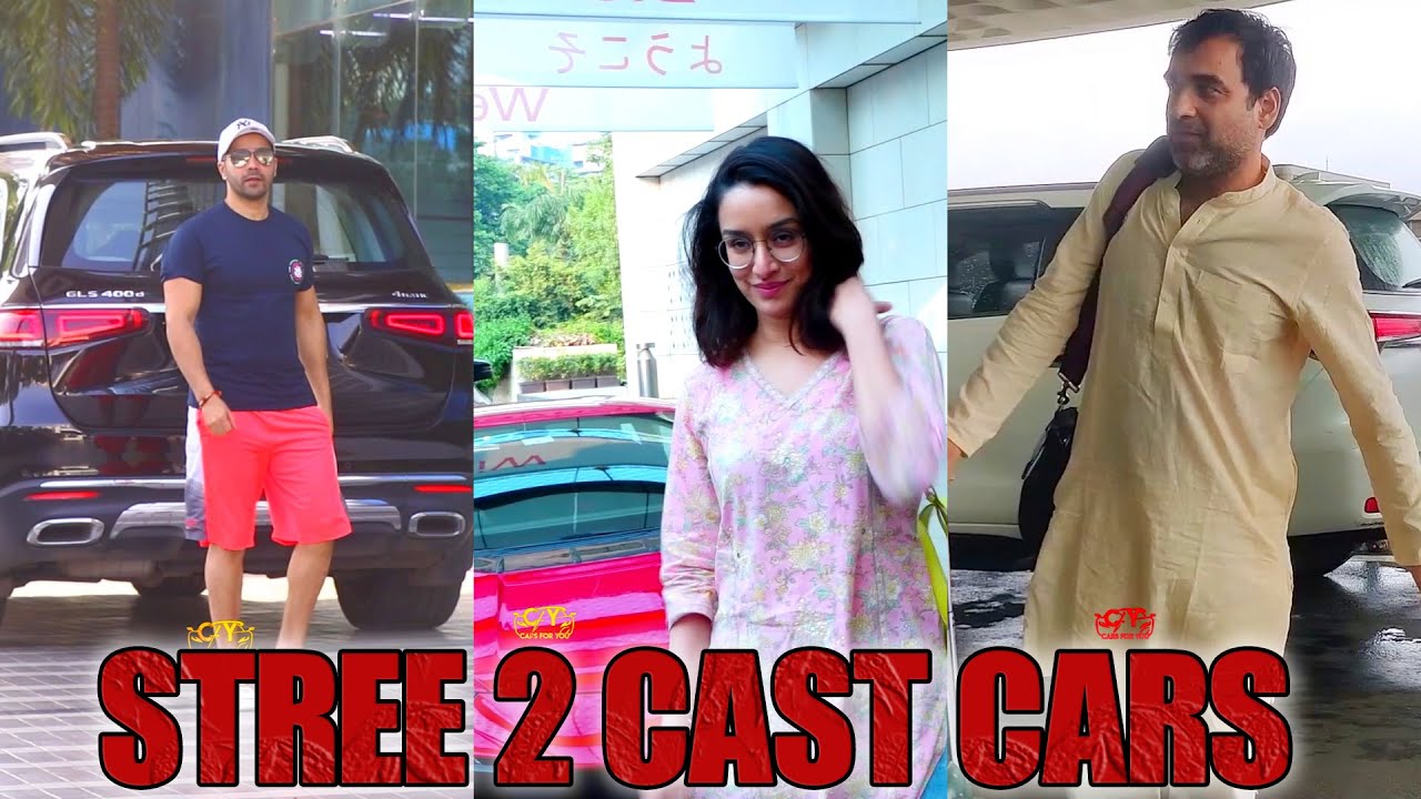 Stree 2 Cast and Their Cars | Pankaj Tripathi to Shraddha Kapoor - YouTube