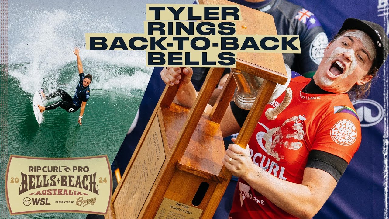 Tyler Wright Can't Stop Ringing Bells, Looks To 3-Peat At Rip Curl Pro Bells Beach - YouTube